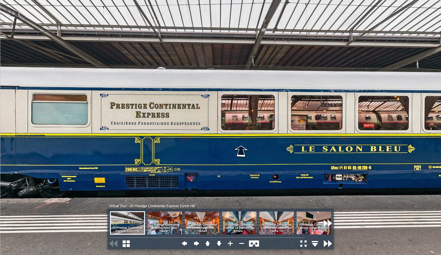 Prestige Continental Express Train Switzerland- Virtual Tour